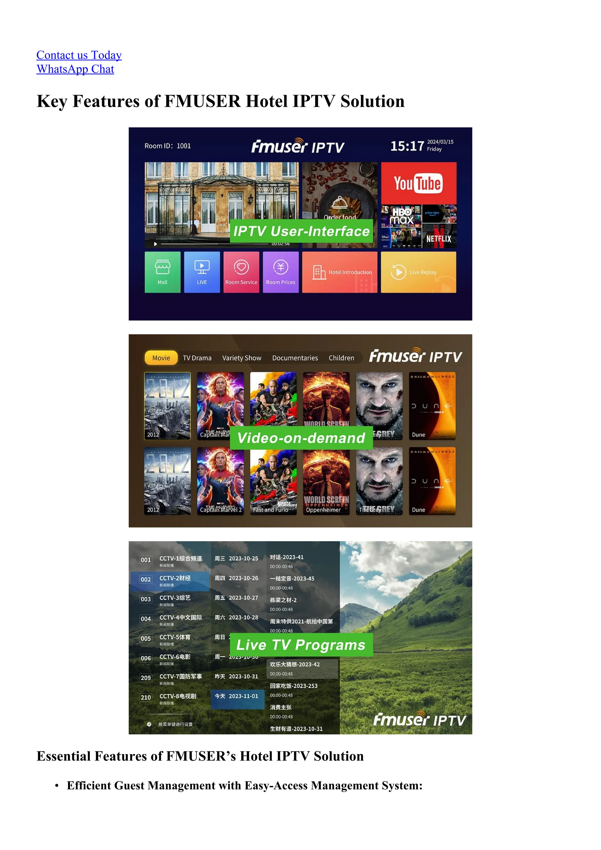 6 Best Hotel IPTV Solution Suppliers in Sri Jayawardenepura Kotte, SRI ...