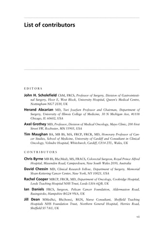 Challenges In Colorectal Cancer John H Scholefield Herand Abcarian | PDF