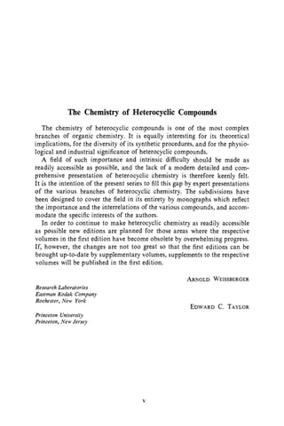 Chemistry Of Heterocyclic Compounds Sevenmembered Heterocyclic ...