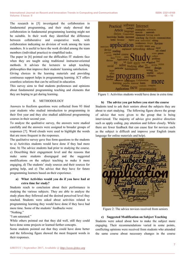 Students’ Perception about Fundamental Programming Course Teaching and ...