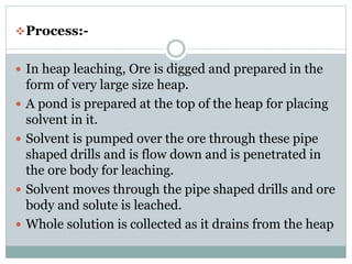 LEACHING CONCEPT, TECHNIQUE AND SINGLE AND MULTISTAGE LEACHING | PPTX