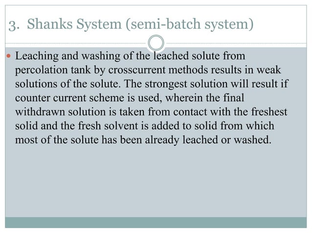 LEACHING CONCEPT, TECHNIQUE AND SINGLE AND MULTISTAGE LEACHING | PPTX ...