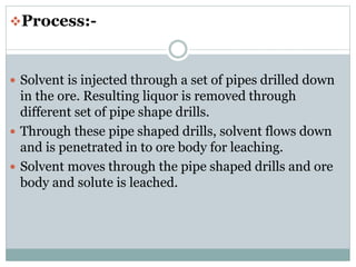 LEACHING CONCEPT, TECHNIQUE AND SINGLE AND MULTISTAGE LEACHING | PPTX
