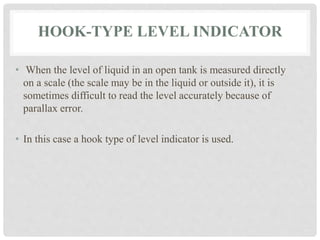 LEVEL MEASUREMENT: DIRECT METHOD | PPTX