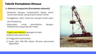 macam-macam metode, alat, pengertian, serta tujuan pemadatan tanah | PPTX