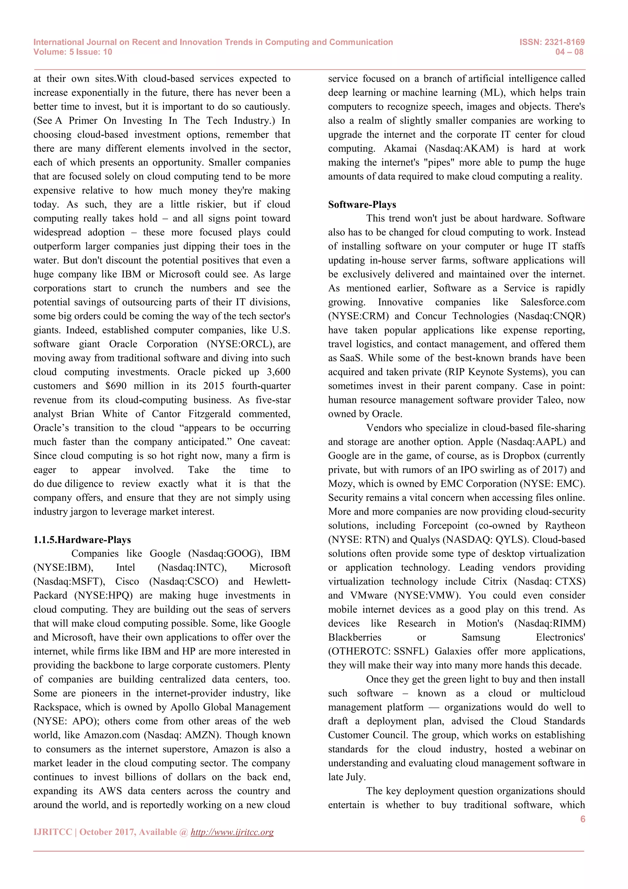 Identity Based Proxy Oriented Data Uploading And Remote Data Integrity Checking In Public Cloud