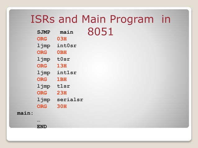 Micro controller 8051 Interrupts | PPTX | Operating Systems | Computer Software and Applications
