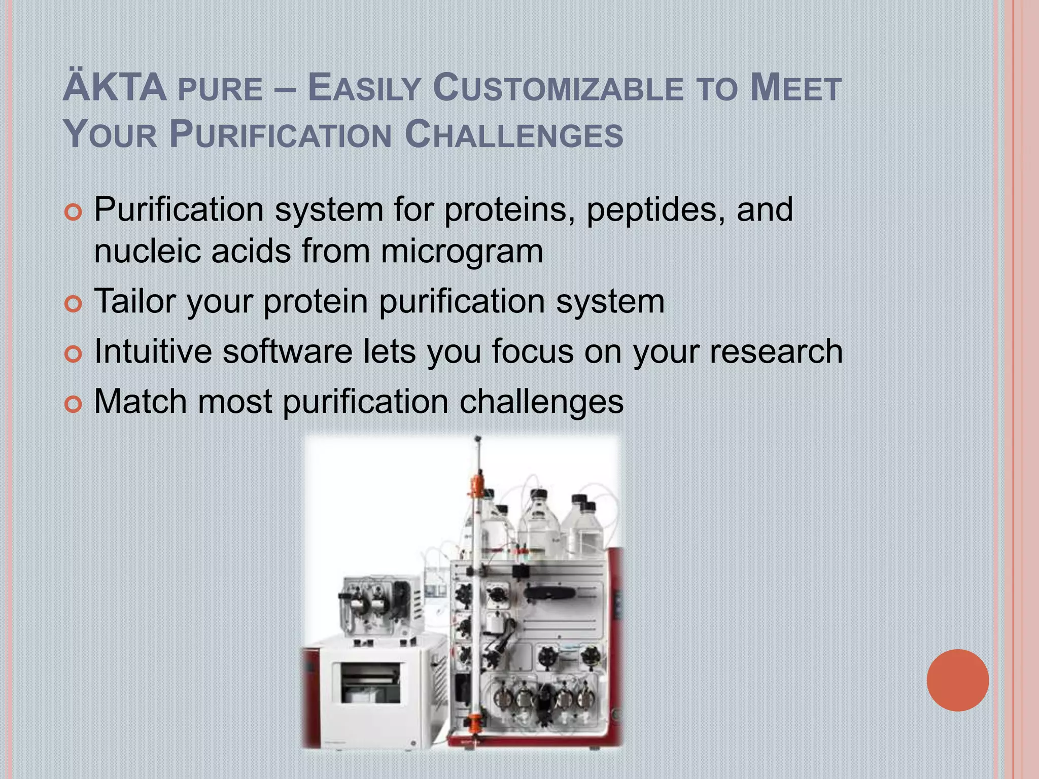 ÄKTA Protein Purification Technology | PPTX