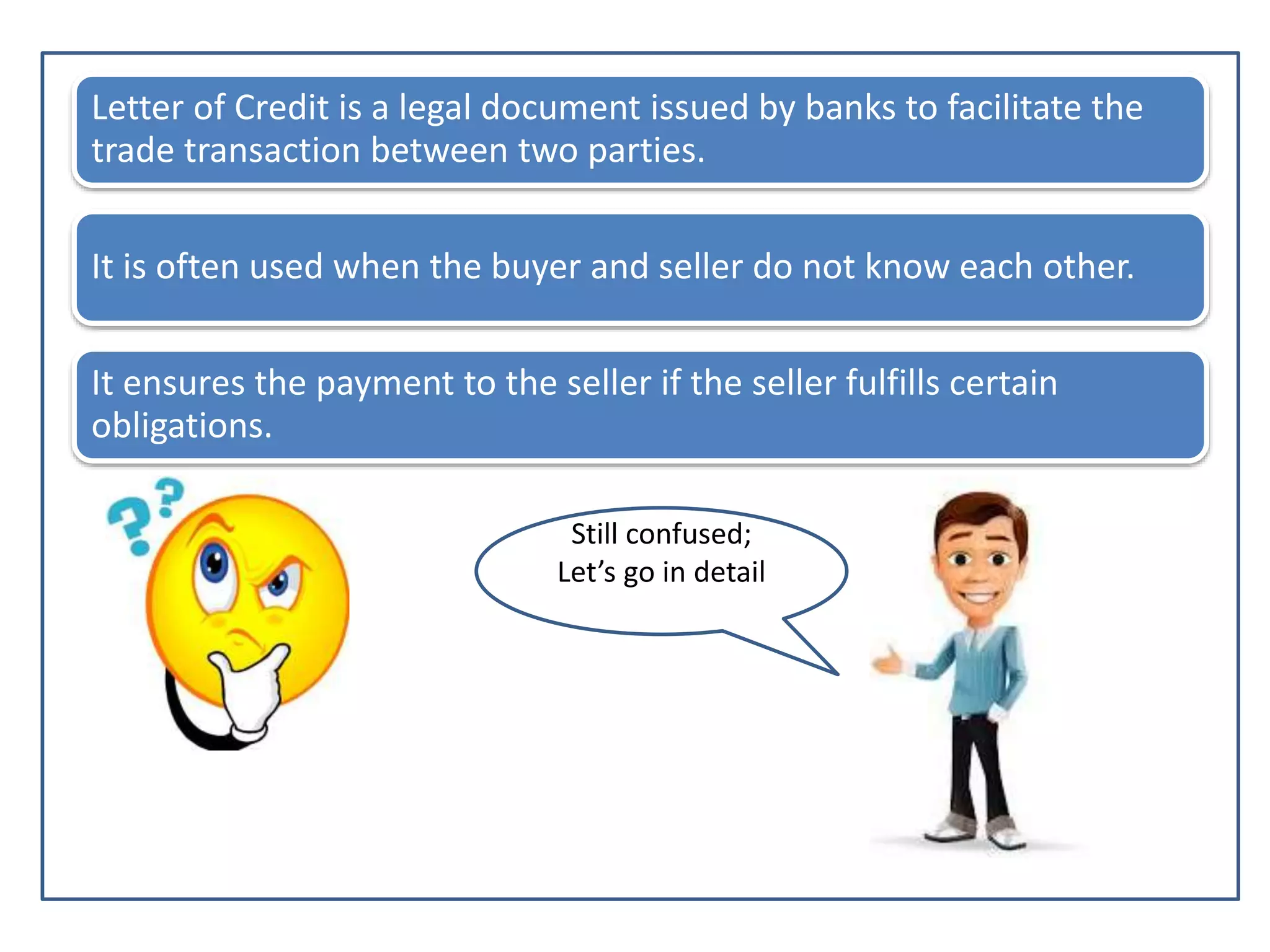 letter of credit presentation by Vipin | PPTX