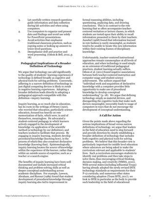 Defining Technology for Learning: Cognitive and Physical | PDF