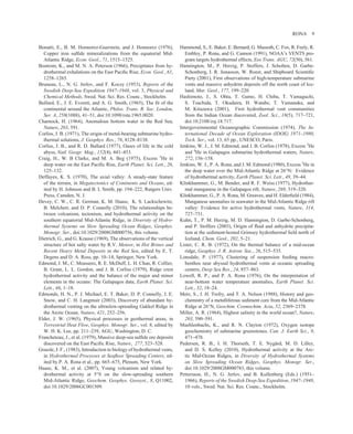 Diversity Of Hydrothermal Systems On Slow Spreading Ocean Ridges Peter ...