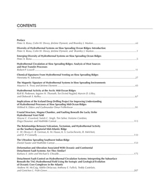 Diversity Of Hydrothermal Systems On Slow Spreading Ocean Ridges Peter ...