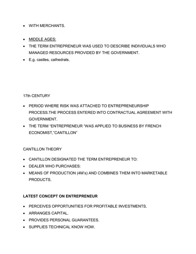 21516826 entrepreneurship-notes | PDF