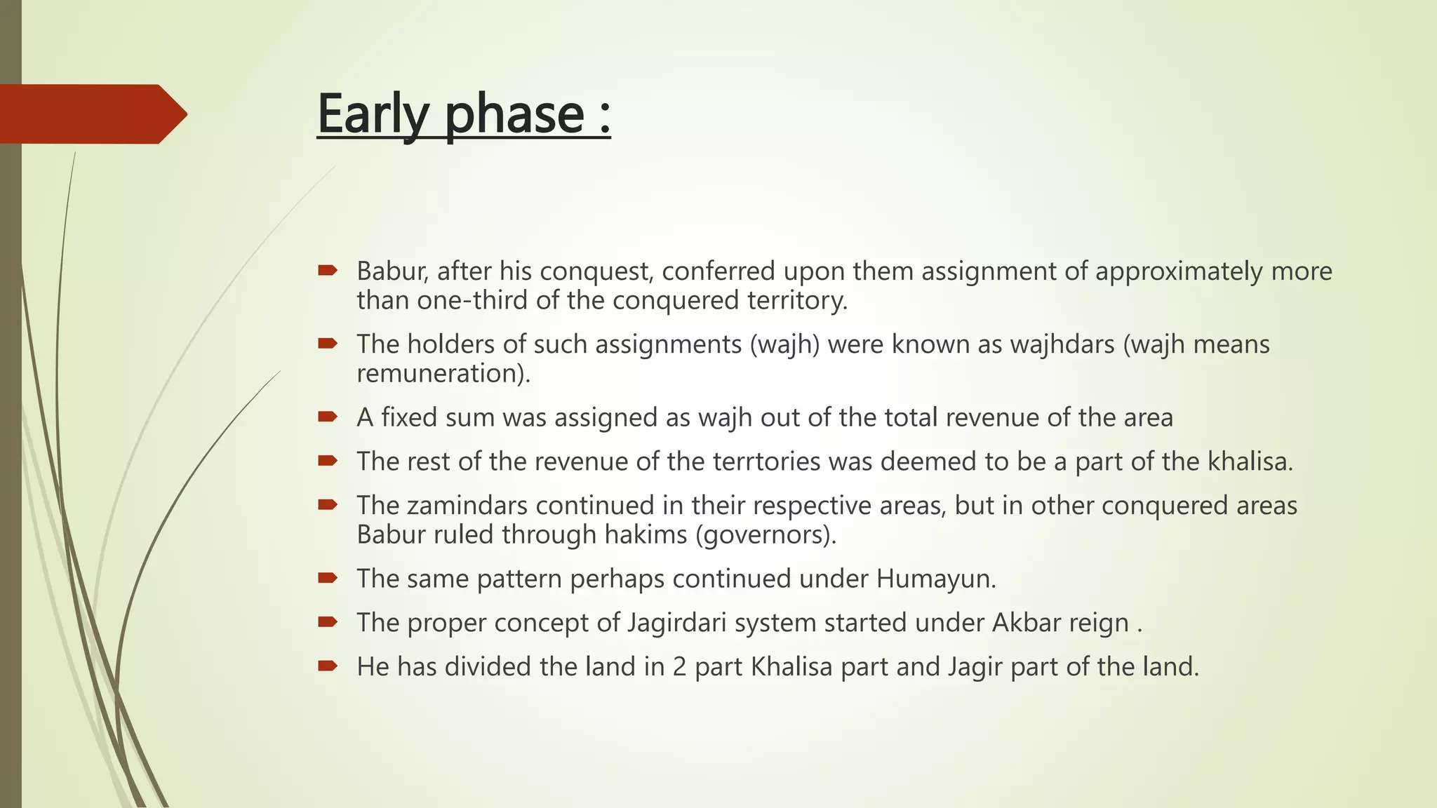 Evolution of Mughal Administrative System : Mansabdri and Jagirdari ...