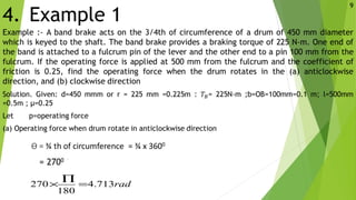 Band brake or band and block brake | PPT