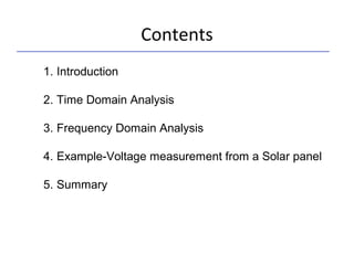 Time Domain and Frequency Domain | PPT