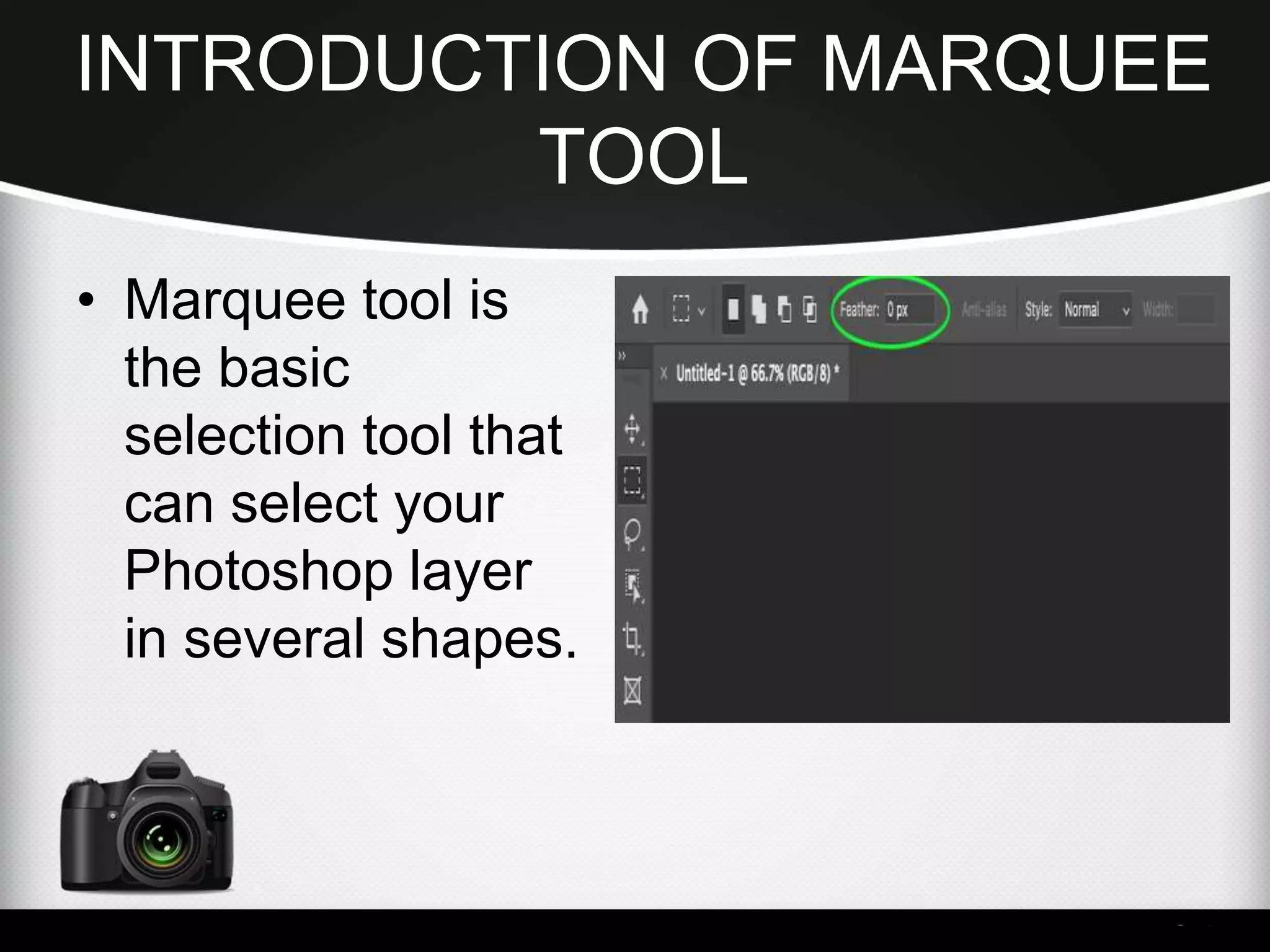 Marquee Tool | PPT