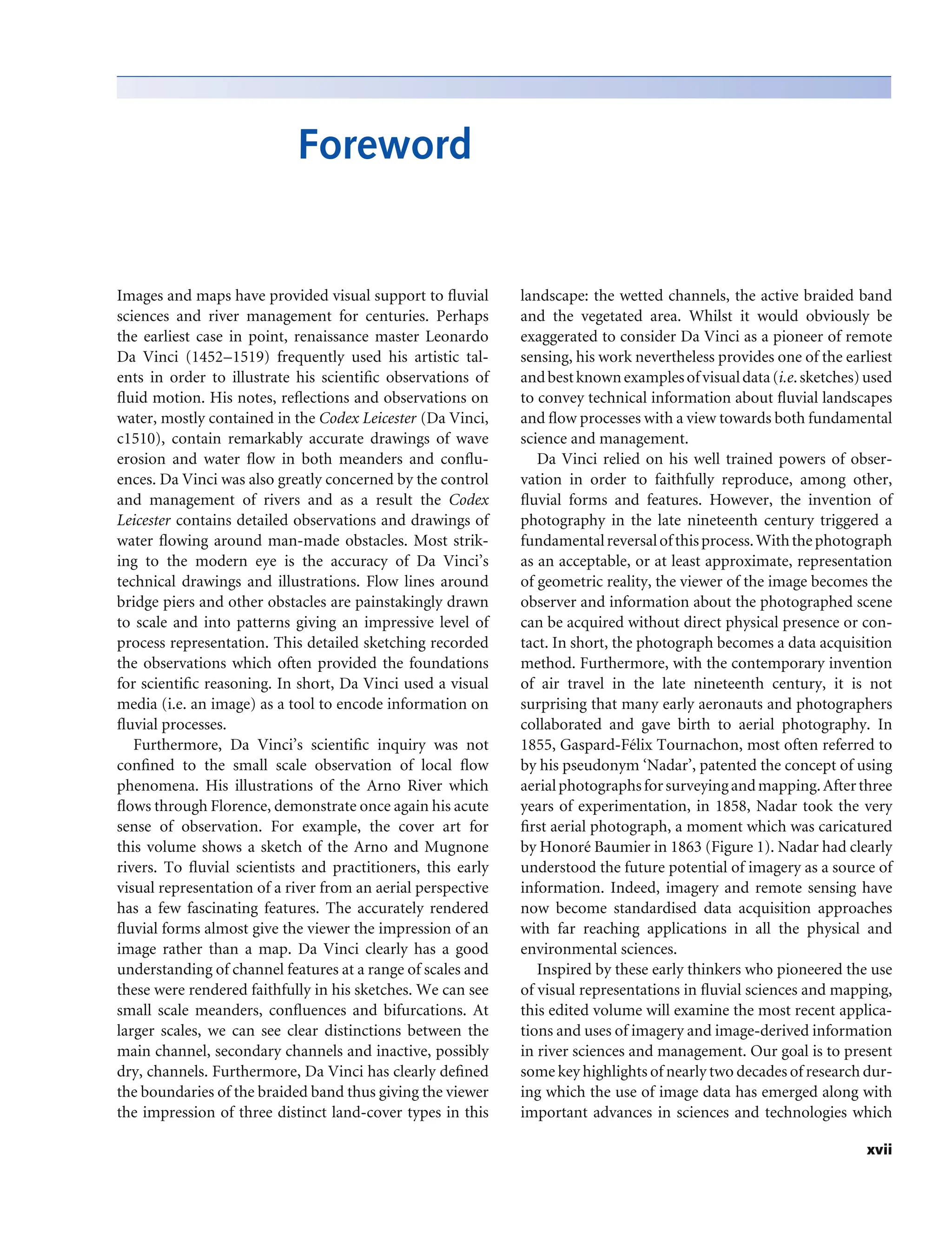 Fluvial Remote Sensing For Science And Management Patrice Carbonneau | PDF