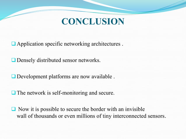 border-security-using-wins | PPTX | Internet of Things | Internet