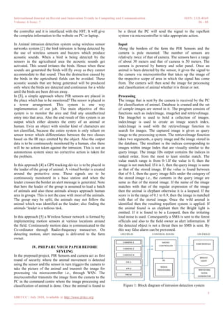 IOT-Based Wild Animal Intrusion Detection System | PDF
