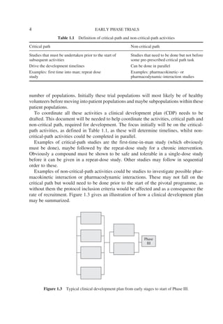 An Introduction To Statistics In Early Phase Trials Steven A Julious | PDF