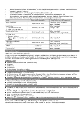 Abdullah Sarwar CV | PDF