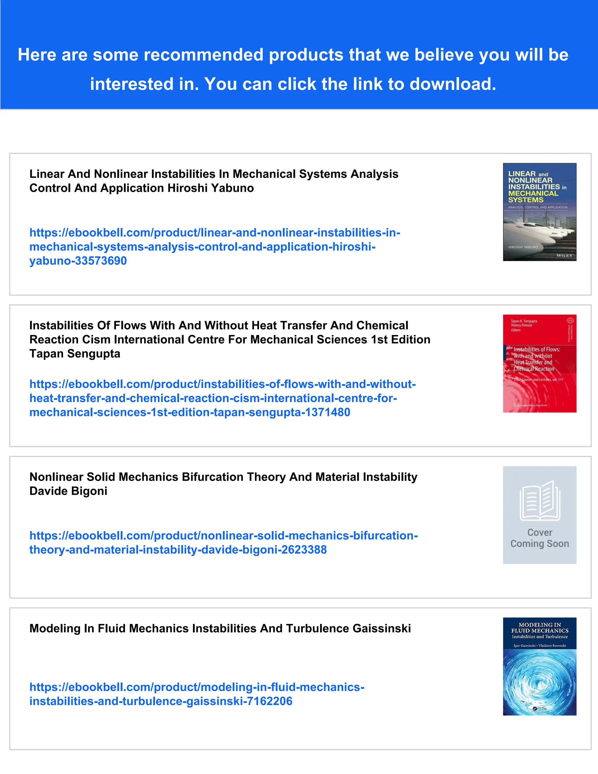 Mechanical Instability Tomasz Krysinski Francois Malburetauth | PDF