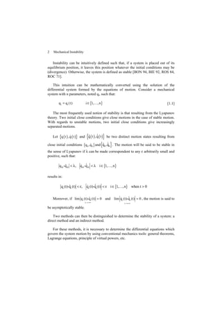 Mechanical Instability Tomasz Krysinski Francois Malburetauth | PDF