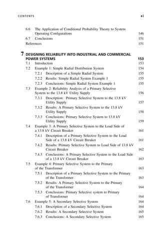 Power Distribution System Reliability Practical Methods And ...
