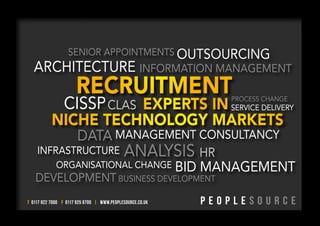 People Source Corporate Brochure - Andrew Pryce Jones - National ...