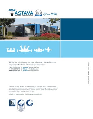ASTAVA-BV-Holland-Catalog | PDF