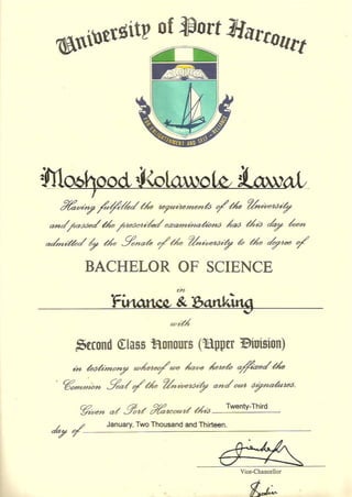 ORIGINAL SCANNED CERTIFICATE | PDF