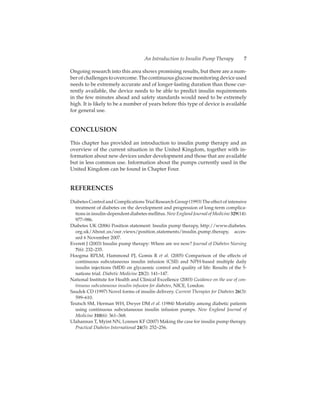 Using Insulin Pumps In Diabetes A Guide For Nurses And Other Health ...