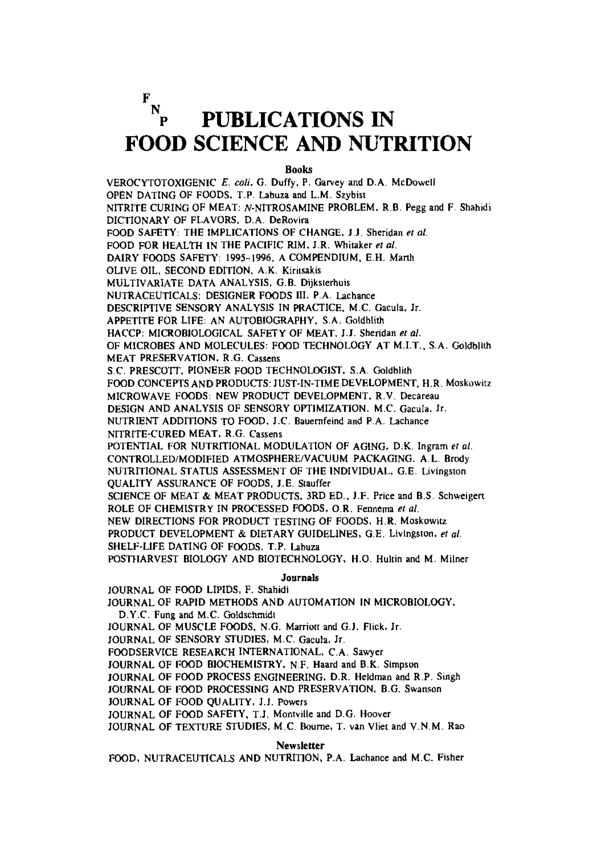 Verocytotoxigenic E Coli Geraldine Duffy Patricia Garvey David A ...