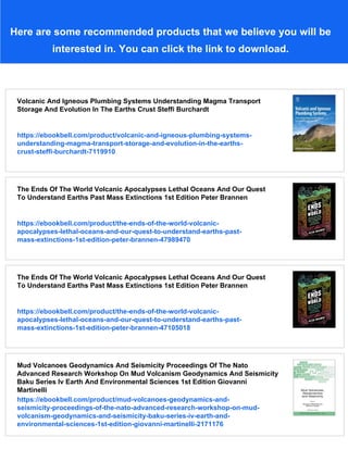 Volcanism And The Earths Atmosphere Alan Robock Clive Oppenheimer | PDF