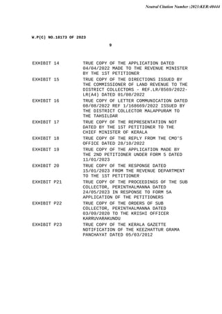 KLU Order - Land conversion tharam mattom -WPC- order | PDF