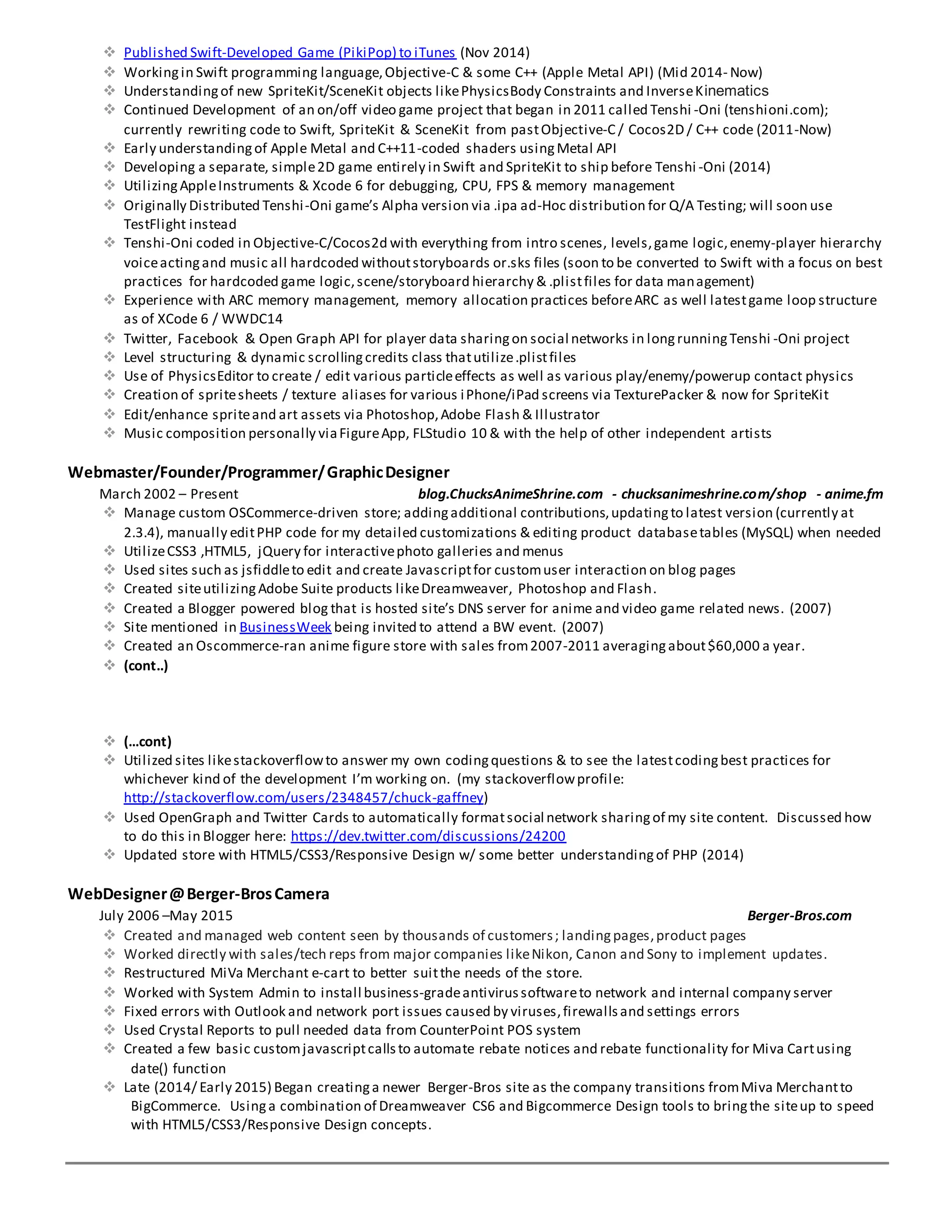 chuckgaffney-resume-unity-2016-Recruiter-Note | DOCX