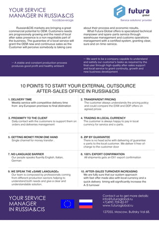 After-Sales Brochure | PDF