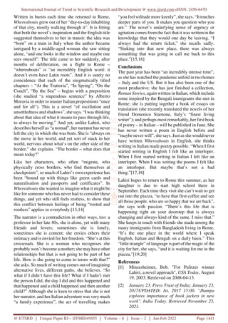 Familial Representation in the Writings of Jhumpa Lahiri | PDF