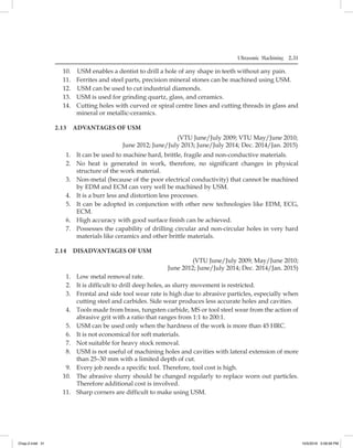 Ultrasonic machining | PDF