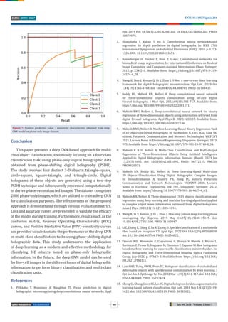 3D Object Classification Using Deep Learning and Phase-only Digital Holography | PDF