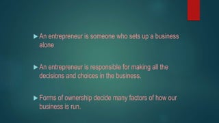 Business ownership | PPTX