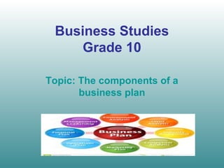 Components of a business plan | PPT