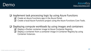 Develop Azure compute solutions Part - 2 | PPT