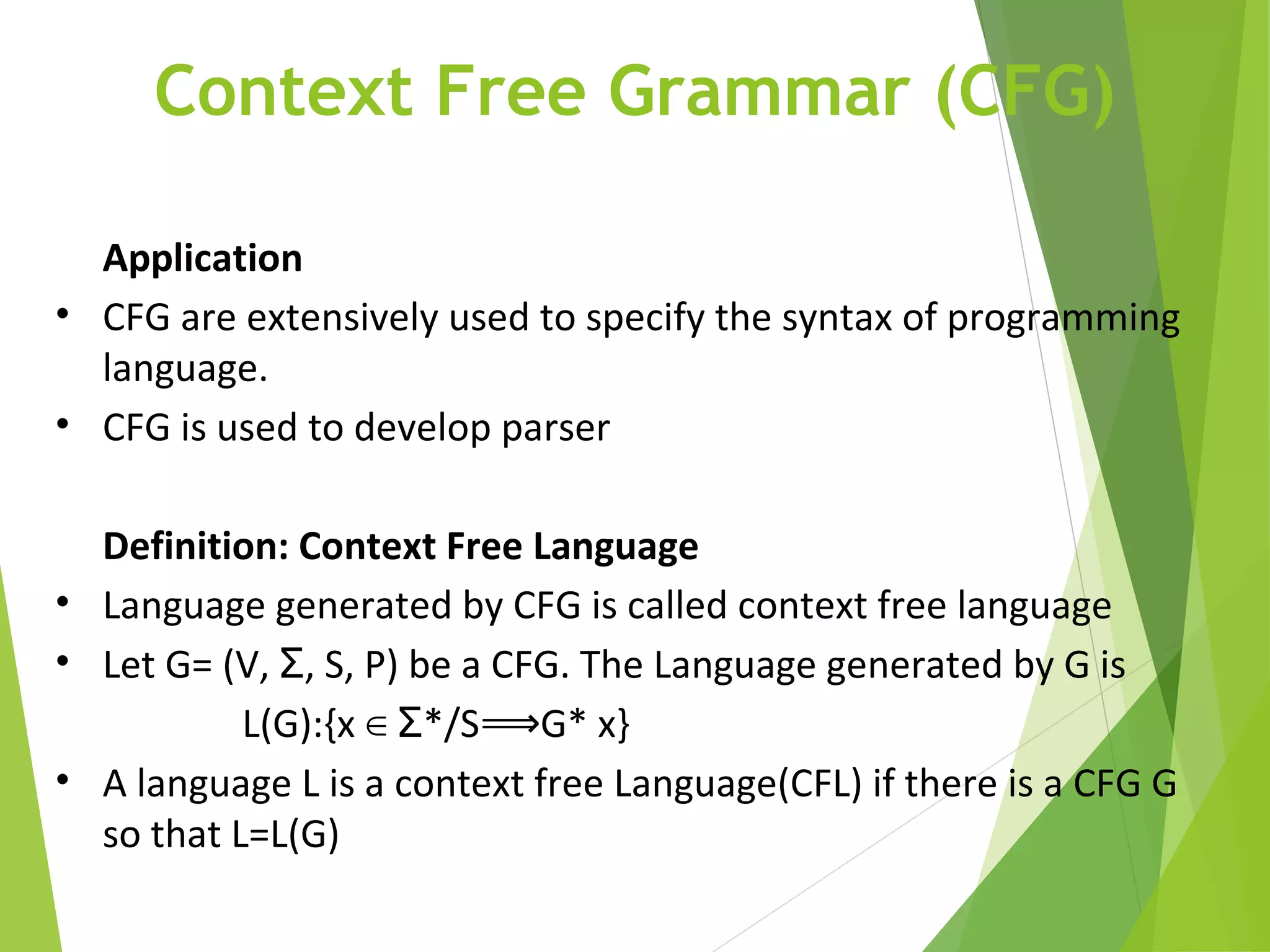 Simplifies And Normal Forms Theory Of Computation Ppt