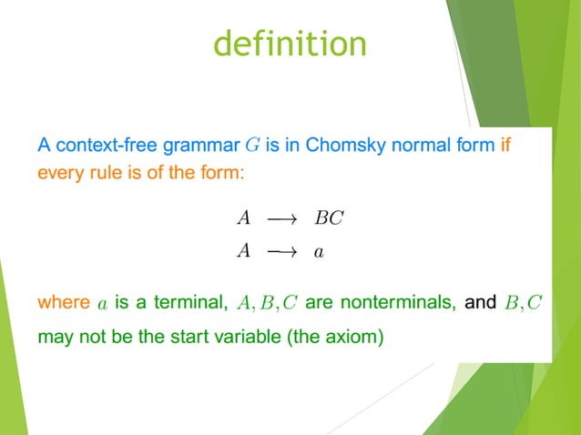 Simplifies And Normal Forms Theory Of Computation Ppt