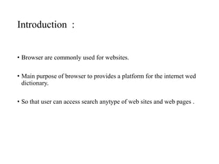 browse architecture and website structure | PPTX