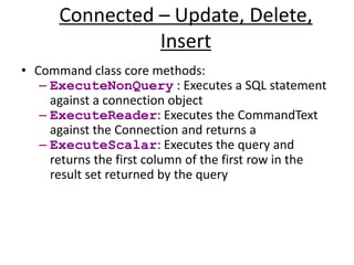 ADO.net control | PPT