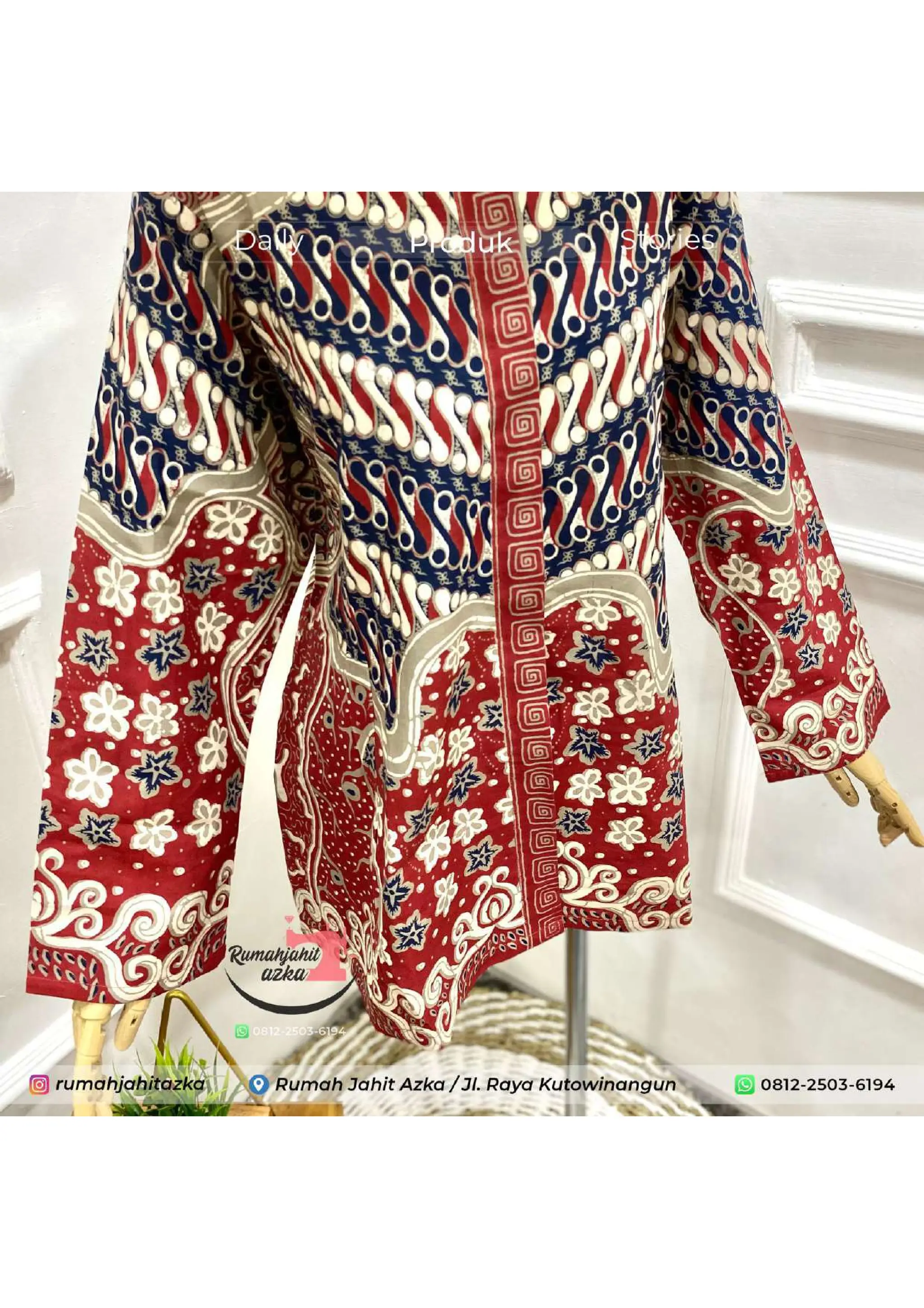 Custom Kemeja Batik Wanita by Rumah Jahit Azka | PDF
