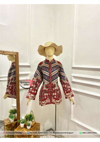 Custom Kemeja Batik Wanita by Rumah Jahit Azka | PDF